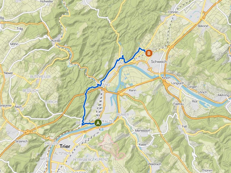 Moselsteig Etappe 5 Trier Pfalzel - Schweich | Wanderung | Komoot